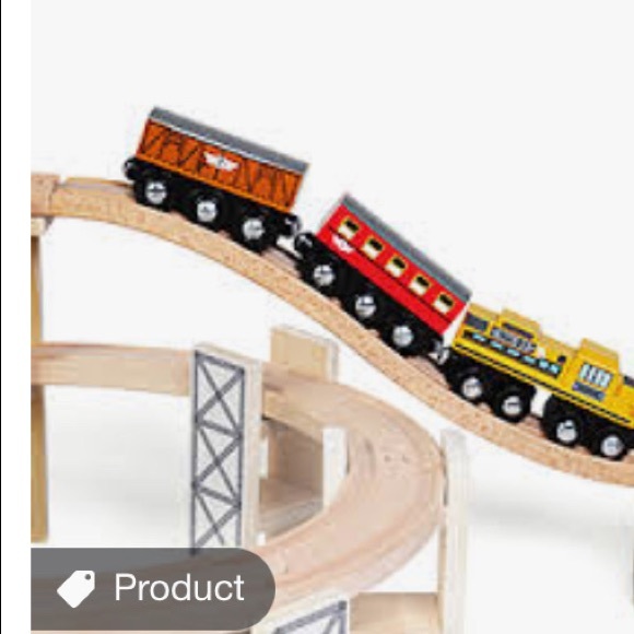 Melissa & Doug | Toys | 7 Melissa And Doug Train Rails Wood Bridge ...